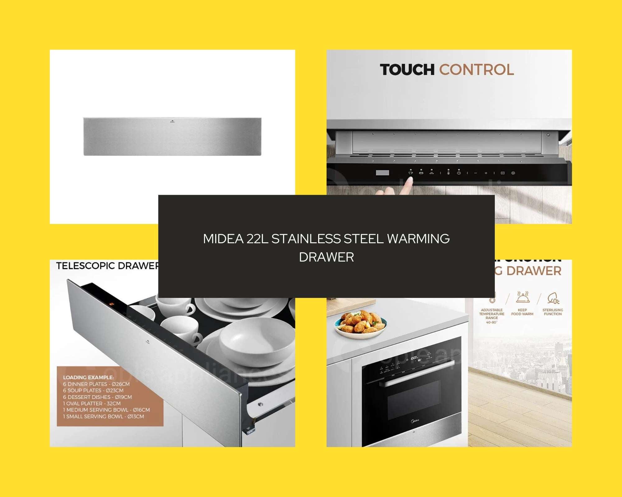Midea 22L Stainless Steel Warming Drawer – Ople Appliances