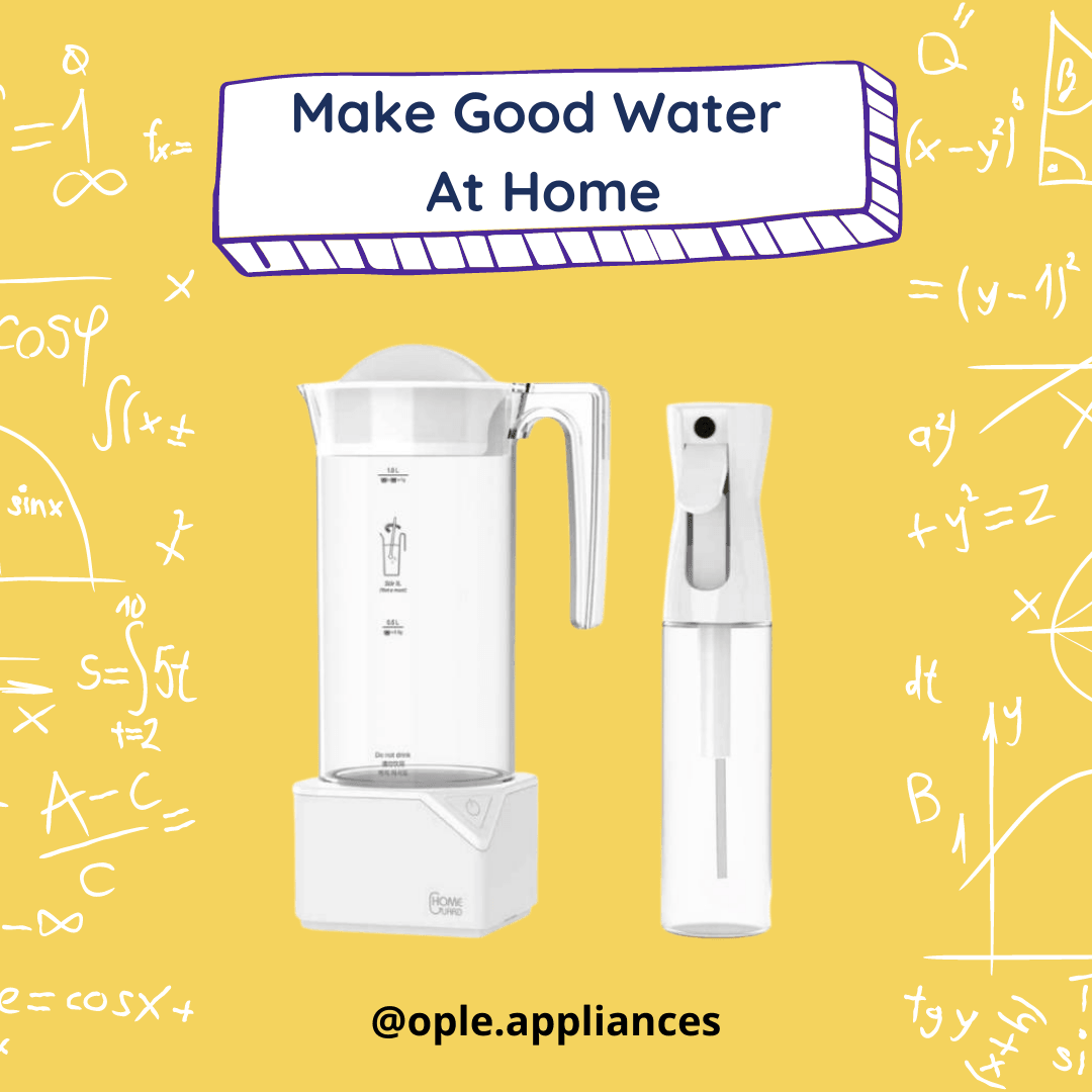 Look After Your Health, With A Sterilising And Cleaning Water Maker ...