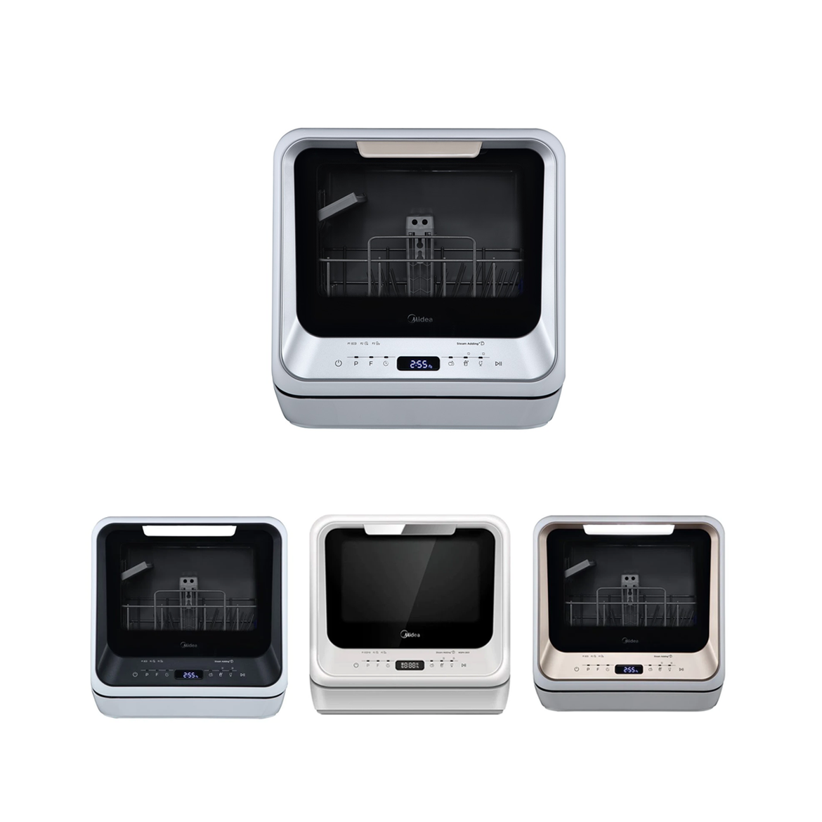 Midea 3rd Gen Benchtop Mini Dishwasher Multifunctional 3 Place Dish Wa ...